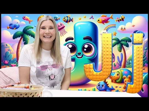 Preschool Learning Arts & Crafts- Letter J: Counting, Drawing, and Crafting Fun