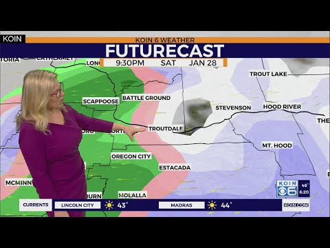 Weather forecast: Rain expected Friday morning with low snow Sat night