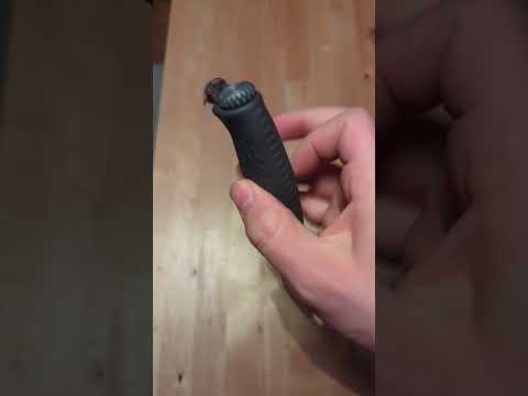 UG Tools UniTi Floe Knife mit Pommesgabel 3D Print Titanium Titangriff #shorts