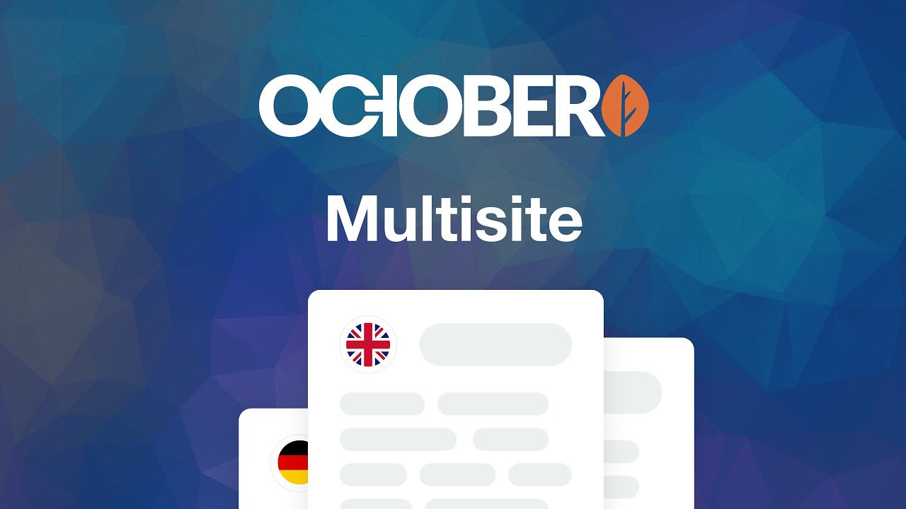 How to create multilingual sites with October CMS Multisite