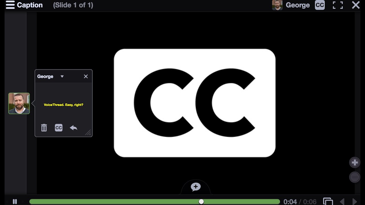 VoiceThread Closed Captioning Tutorial
