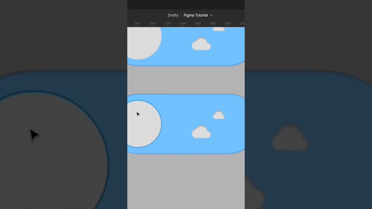Day and Night Toggle switch Figma Microinteraction