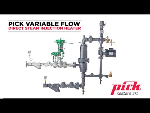 Variable Demand Direct Steam Injection Water Heater