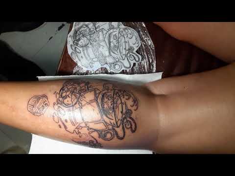 Alice In WonderLand Cheshire Cat Tattoo