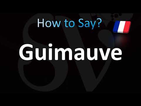 How to Pronounce Guimauve (Marshmallow) in French