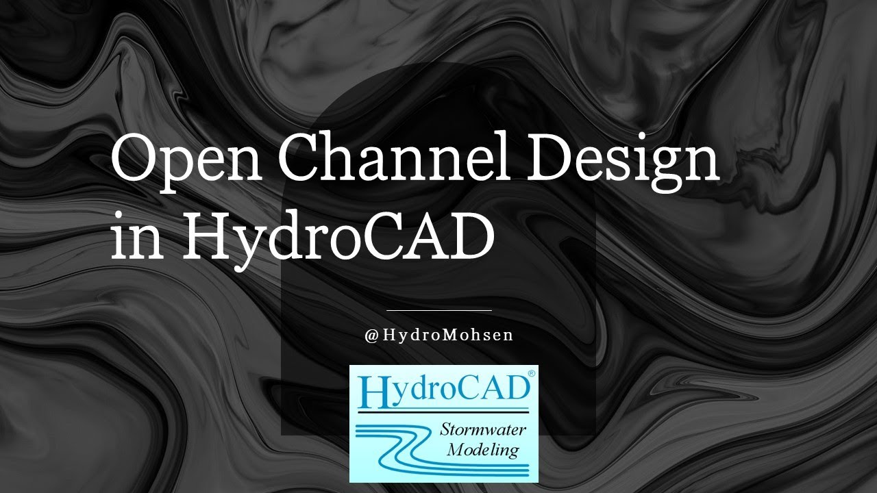HydroCAD Tutorial03: Open Channel Design