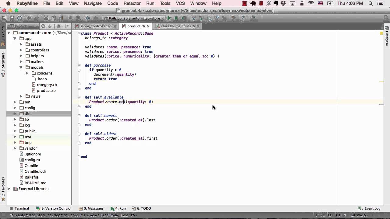 RubyMine Features