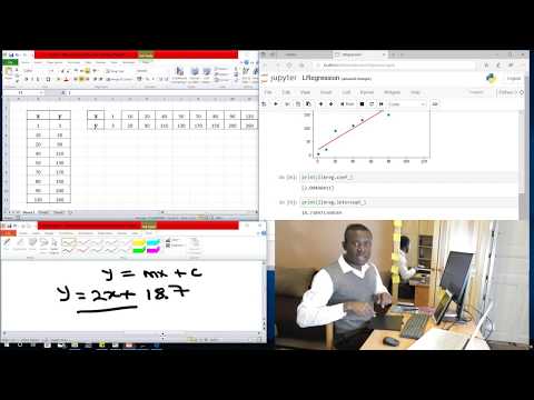 How to Perform Linear Regression in Python in 7 mins using Jupyter Notebook