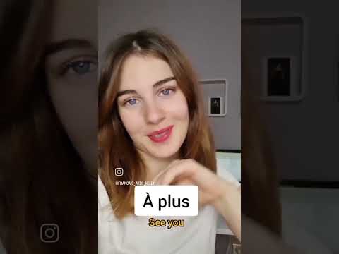 Stop saying "AU REVOIR" in French