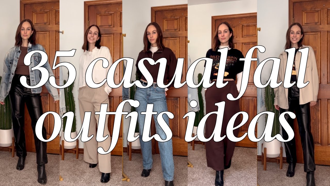 35 Casual Fall Outfit Ideas | Autumn Capsule Wardrobe Style