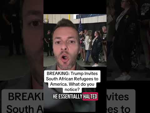 President Trump invites all white immigrants from South Africa to America