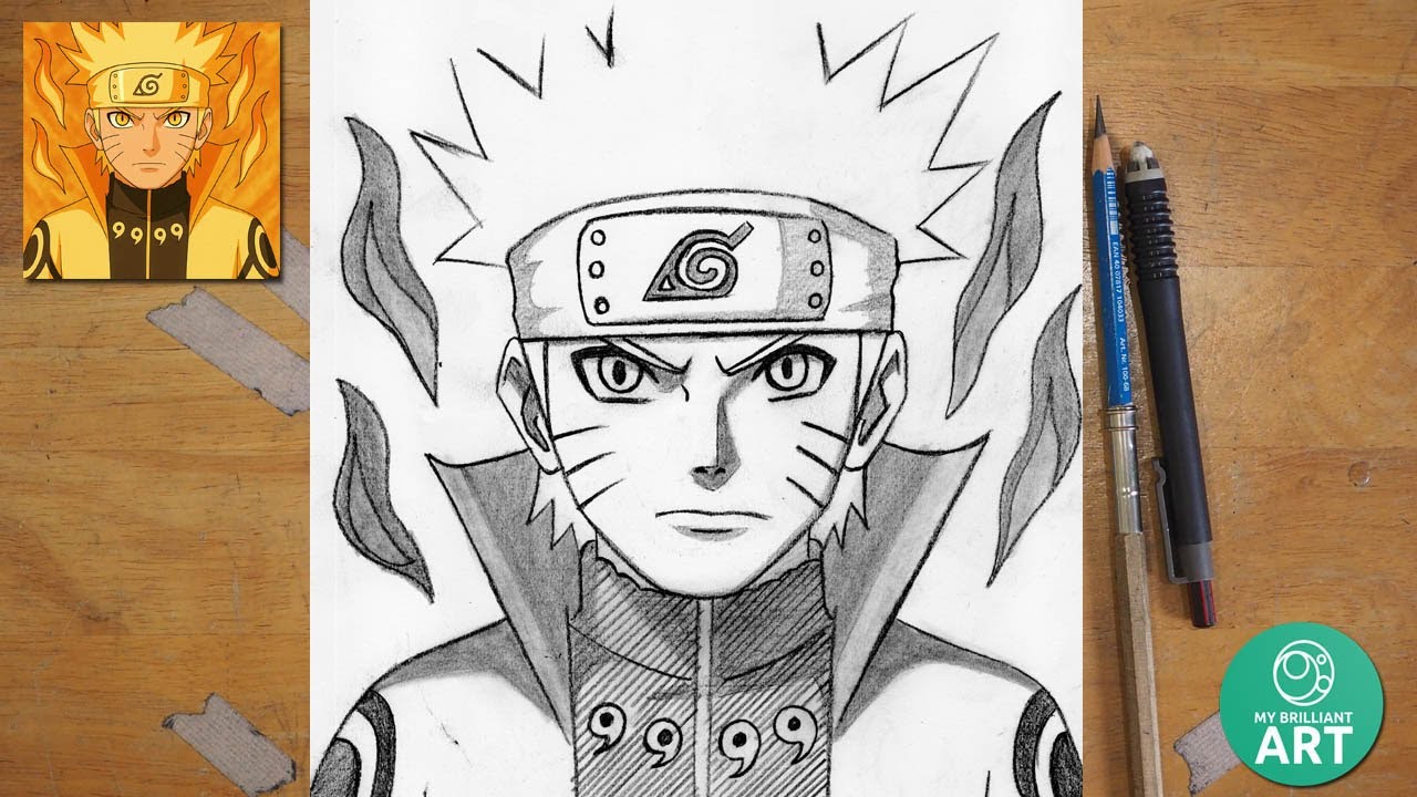 How to Draw Naruto Kurama Chakra Mode – Step by Step Epic Tutorial!