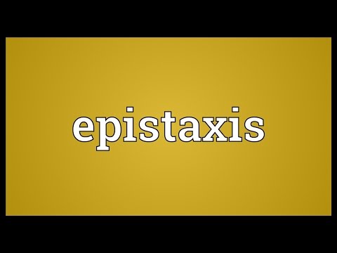 Epistaxis Meaning