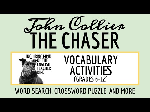 "The Chaser" by John Collier Vocabulary Games for High School (Short Story)