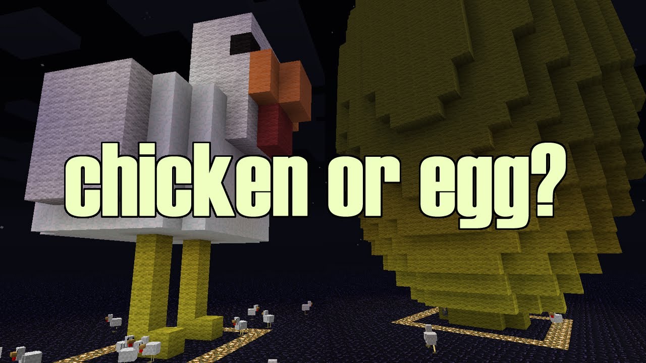 Minecraft: chicken or the egg? (interactive)