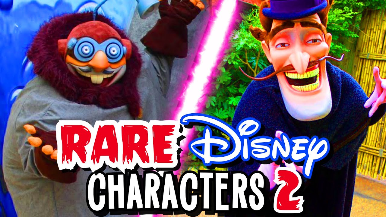 Top 6 Rare Disney Parks Characters 2