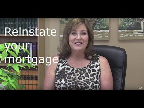 Reinstate your Mortgage