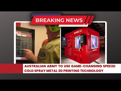 GAME-CHANGING TECHNOLOGY: The Australian Army will soon deploy metal 3D printers.