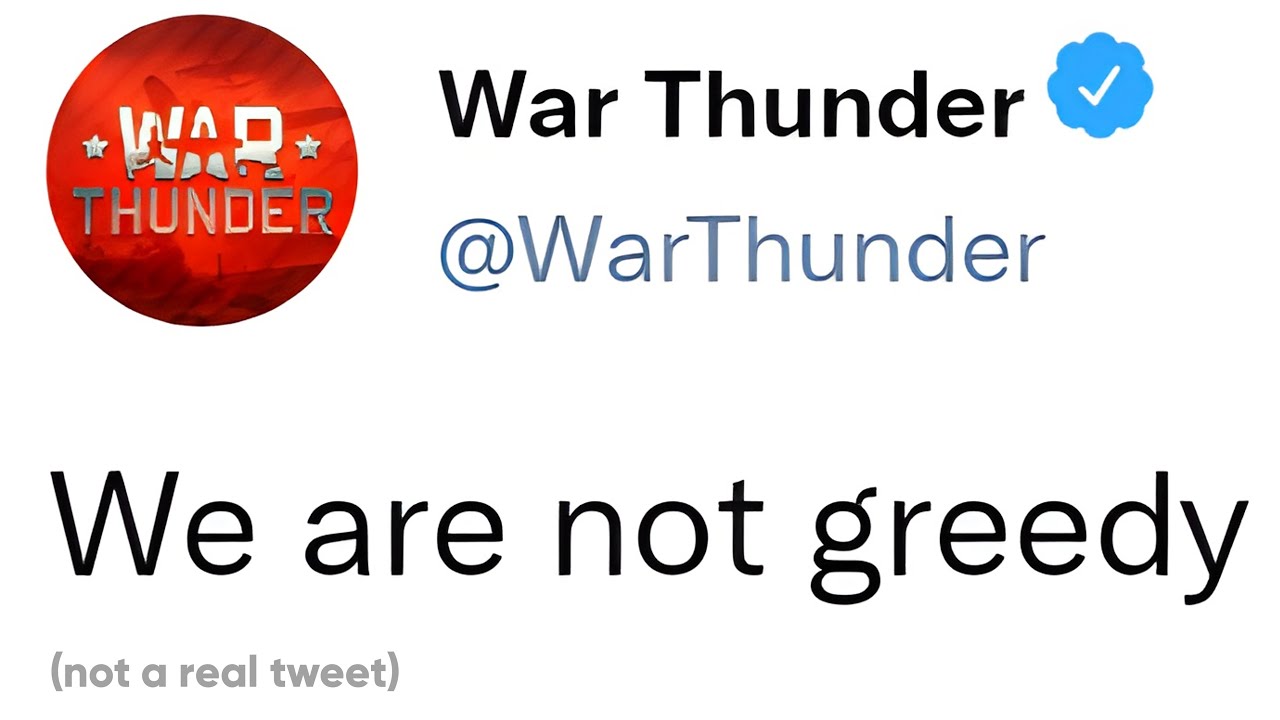 War Thunder's Biggest Problem