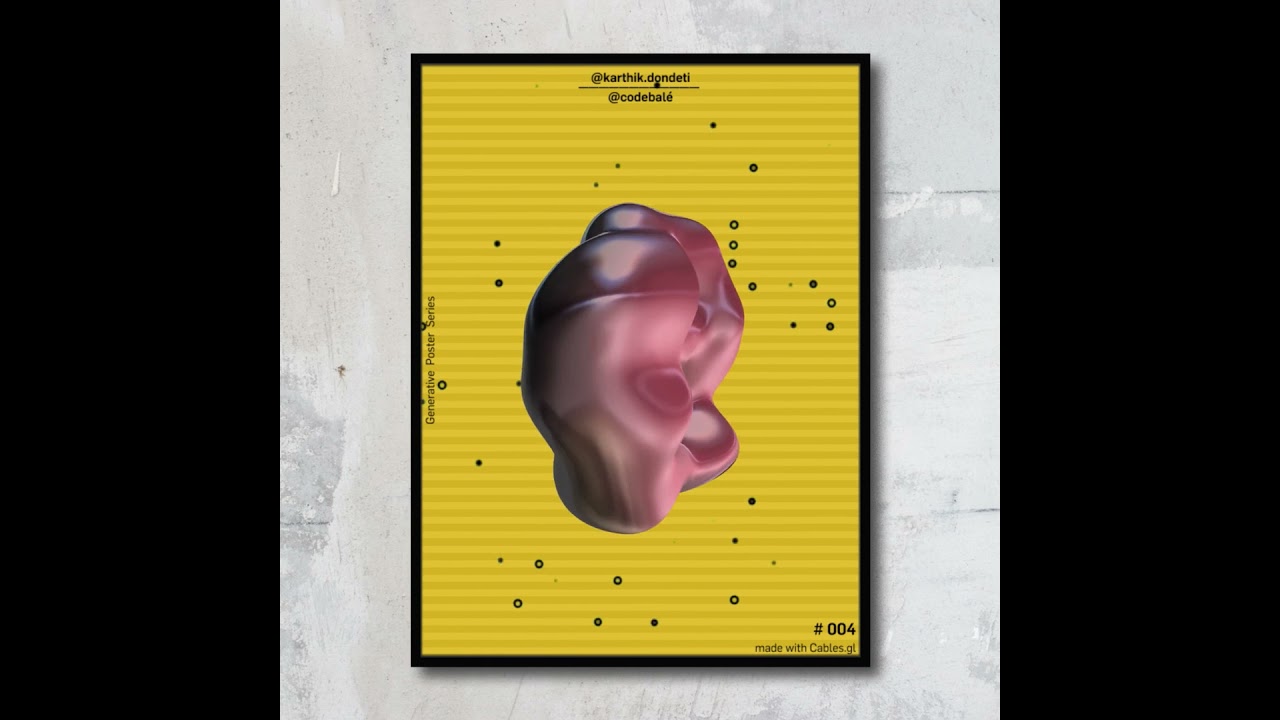 Cables.gl | Generative Poster 04