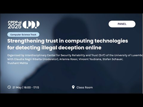 CPDPai2025 - Strengthening trust in computing technologies for detecting illegal deception online
