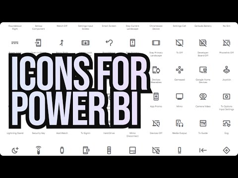 1000s of FREE ICONS you can use in Power BI
