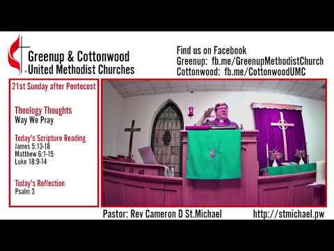 Service for 10/22/2023 – Rev Cameron D St.Michael
