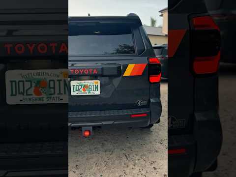 2025 Toyota 4Runner Topographic Map Emblem Overlays