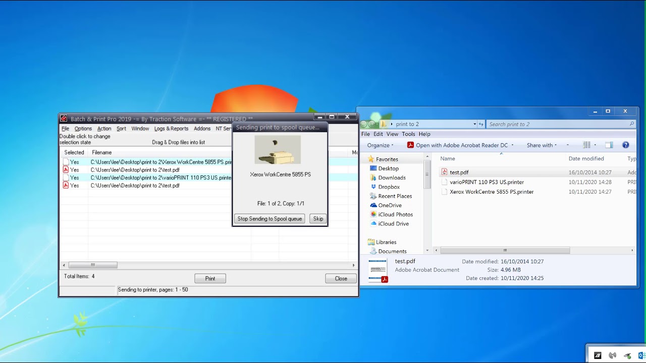 Split Print files to multiple printers to speed up printing