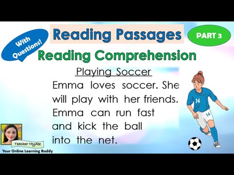 Reading Comprehension–PART3//Reading Passages//Practice Reading//Kinder, Grade 1,Grade 2,Grade 3.