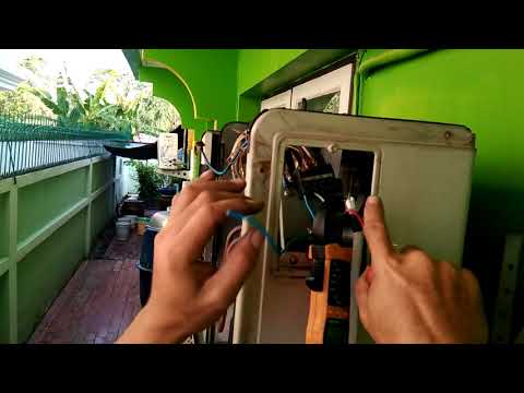 ซ่อมแอร์บ้าน MITSUBISHI ELECTRIC รุ่น MCF-24PV-T1 อาการ คอยล์ร้อนทำงานเบกเกอร์ตัดตอนที่2