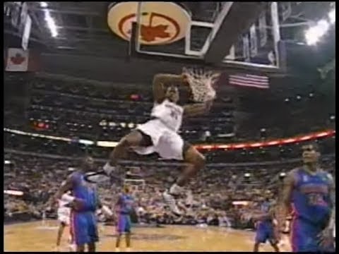 Antonio Davis Scores 30 Points on 14-18 Shooting vs. Pistons (2002 Playoffs)