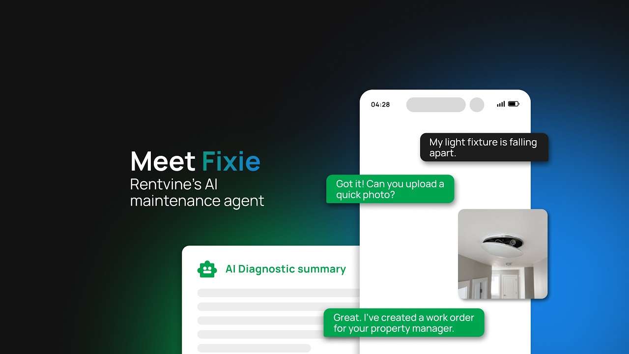 Meet Fixie | Rentvine's First AI Maintenance Agent