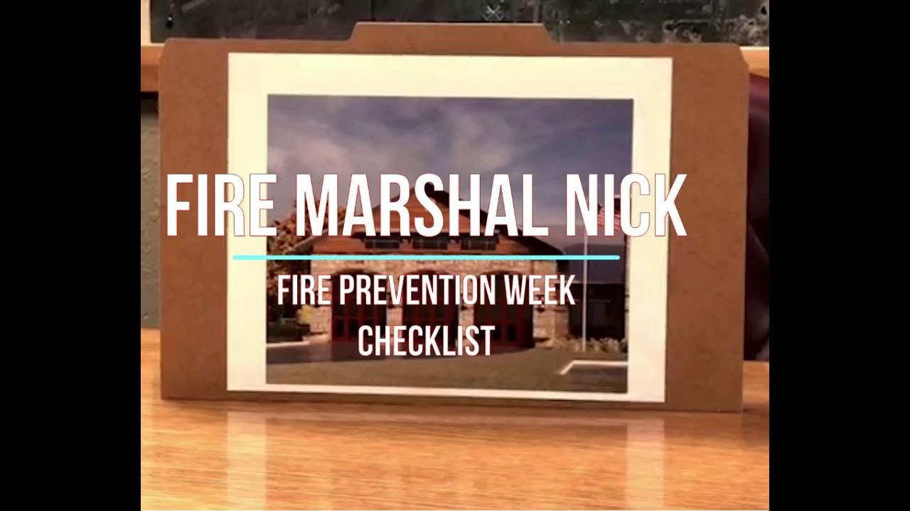 Fire Prevention Week Checklist