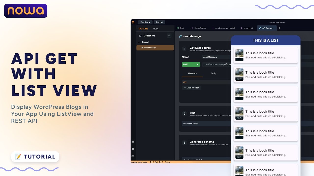 Heres How To Display Data From The Api In A Listview Using Wordpress Api Academy Nowa