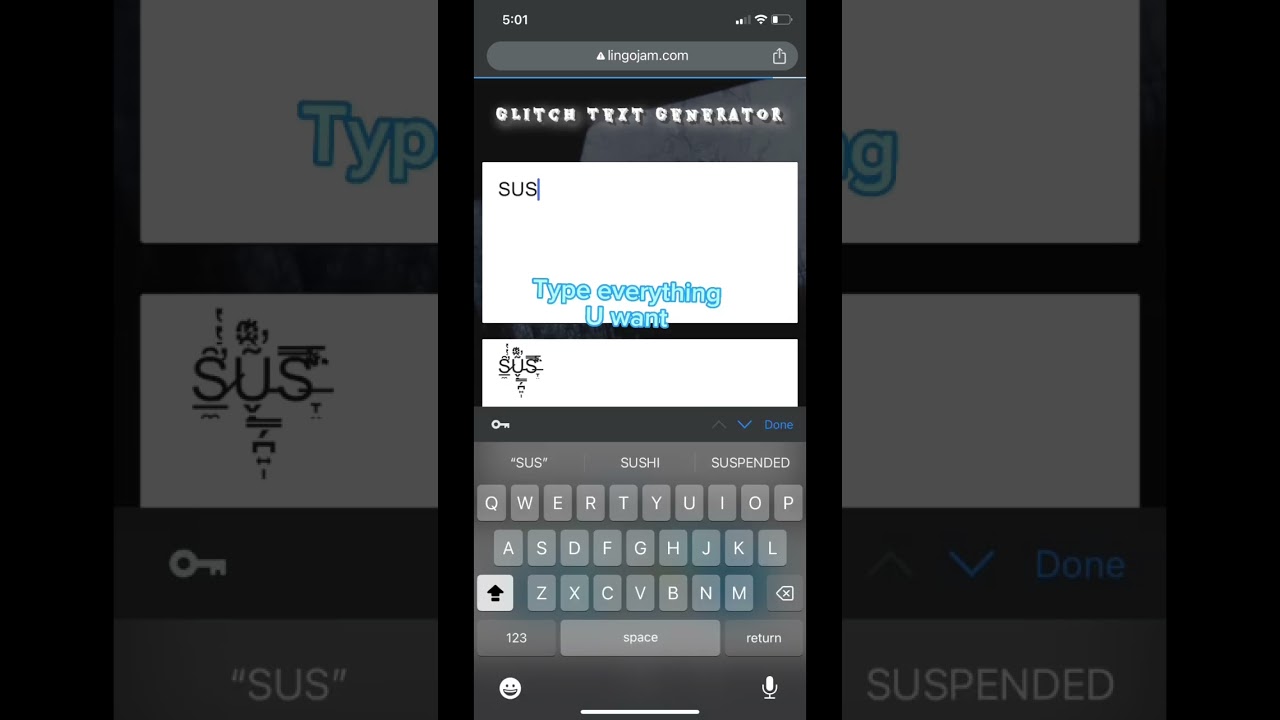 How To Get A Glitch Text *free*