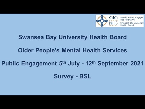 Older People’s Mental Health Services Public Engagement Survey in BSL