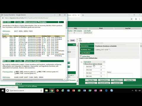 How to use DegreeWorks to search for class