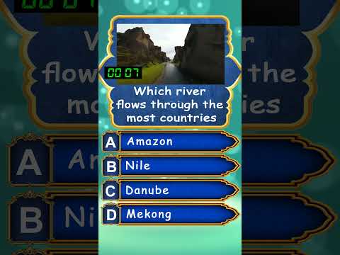🌍 Which River Flows Through the Most Countries? 🌊