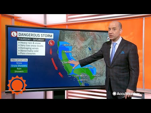 Arctic air, snow spread across western US | AccuWeather
