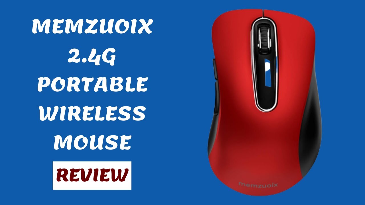 memzuoix 2.4G Portable Wireless Mouse: Mobile Optical Precision