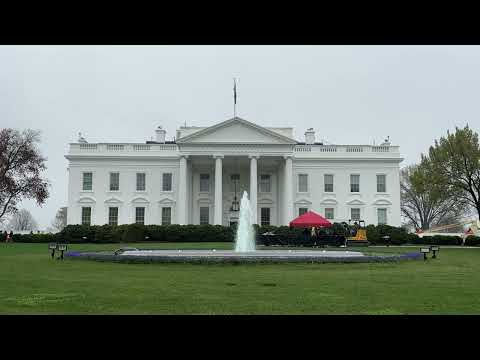 The White House 1600 Pennsylvania Avenue NW, Washington, DC 20500 USA video postcard Joe Biden 46th