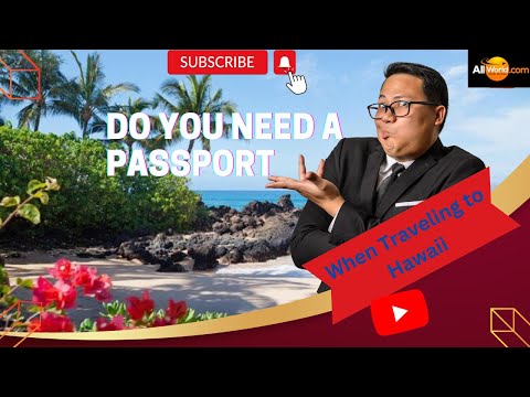 Do You Need a Passport When Traveling to Hawaai? #hawaii