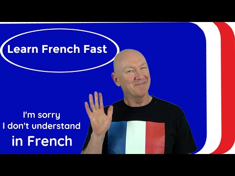 Learn French | How to Say "I'm Sorry, I Don't Understand" in French | Learn French Language