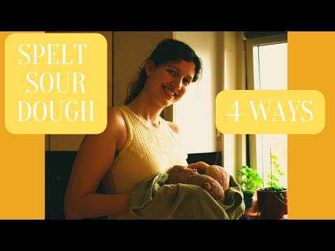 Spelt Sourdough with different Hydration and Flours - Vegan & Healthy - Spelt Bread Series pt2