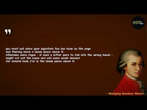 Quotes from Wolfgang Amadeus Mozart about life and music | Quotes Motivation