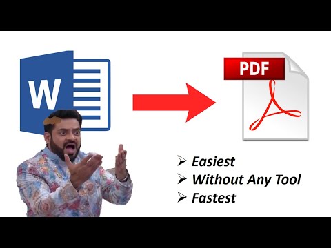 Convert Word to Pdf Without Changing Font | Without Losing Formatting | Offline | Best Quality