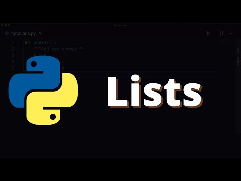 [7] List in Python with Example | Python for Beginners