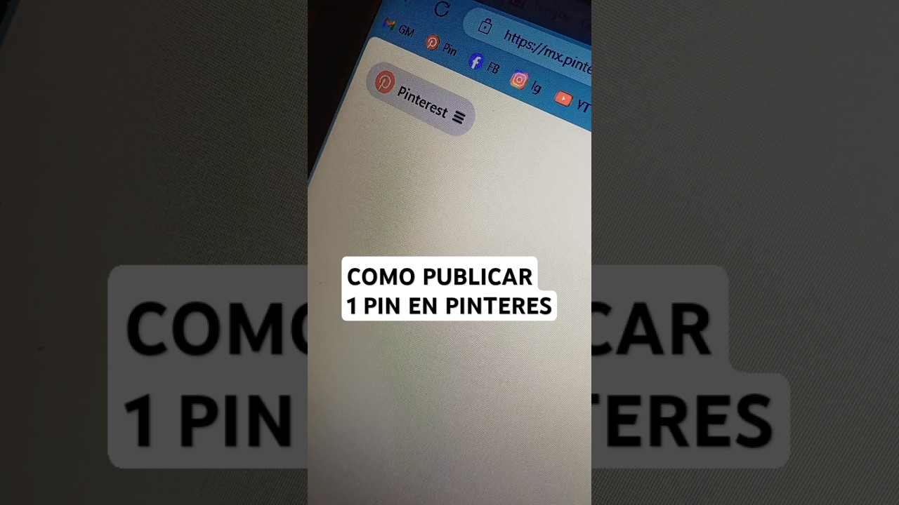 Te muestro como publicar un pin en #Pinterest en el 2024