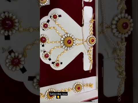 New rajputi jewellery set with new latest design of jewellery 2023 #rajputijewellery #kundan #shorts